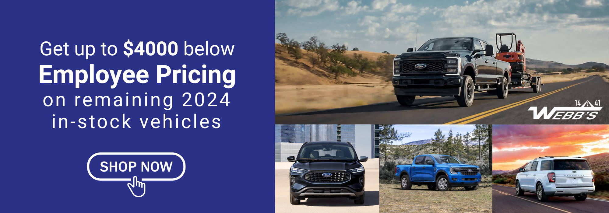 Webb's 14 41 Ford | New & Used Ford Car Dealership in Wainwright